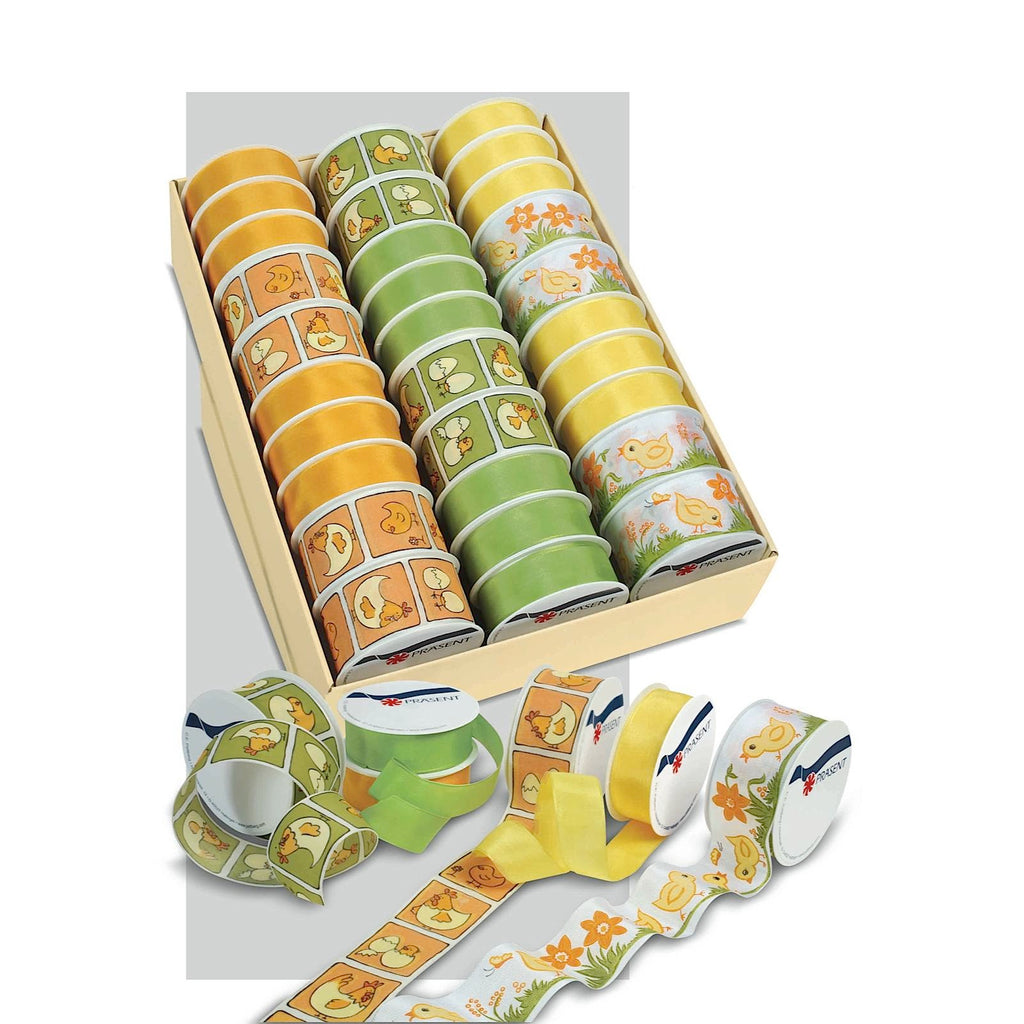 Easter Assorted Ribbon Rolls 30 piece(s) – Giftwrap UK